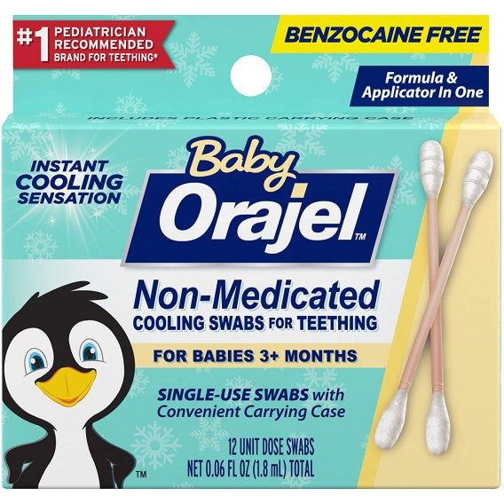 Baby Orajel Non-Medicated Cooling Swabs for Teething – Everything Baby ...